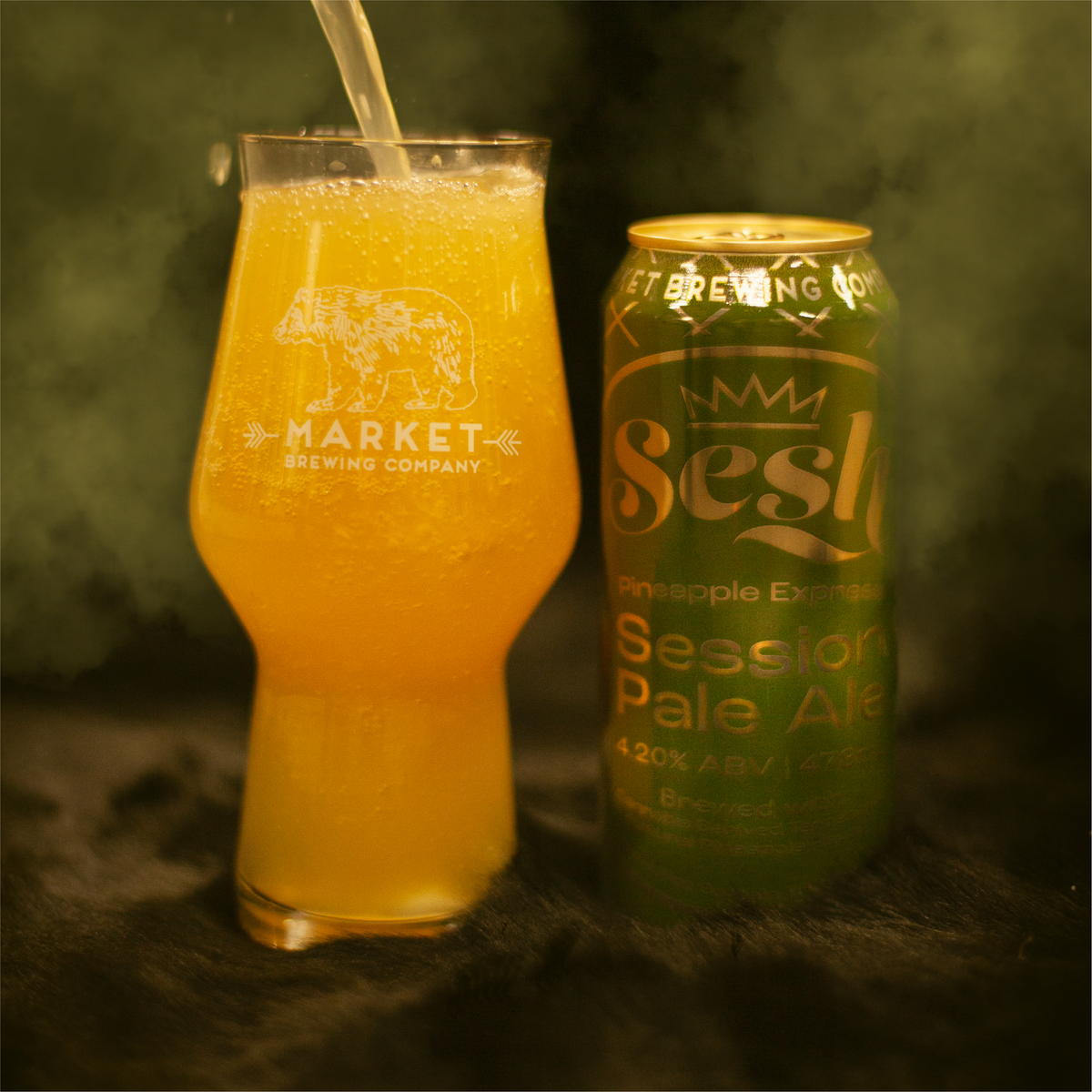 SESH, a Session Pale Ale with Pineapple Express Cannabis Derived Terpe ...